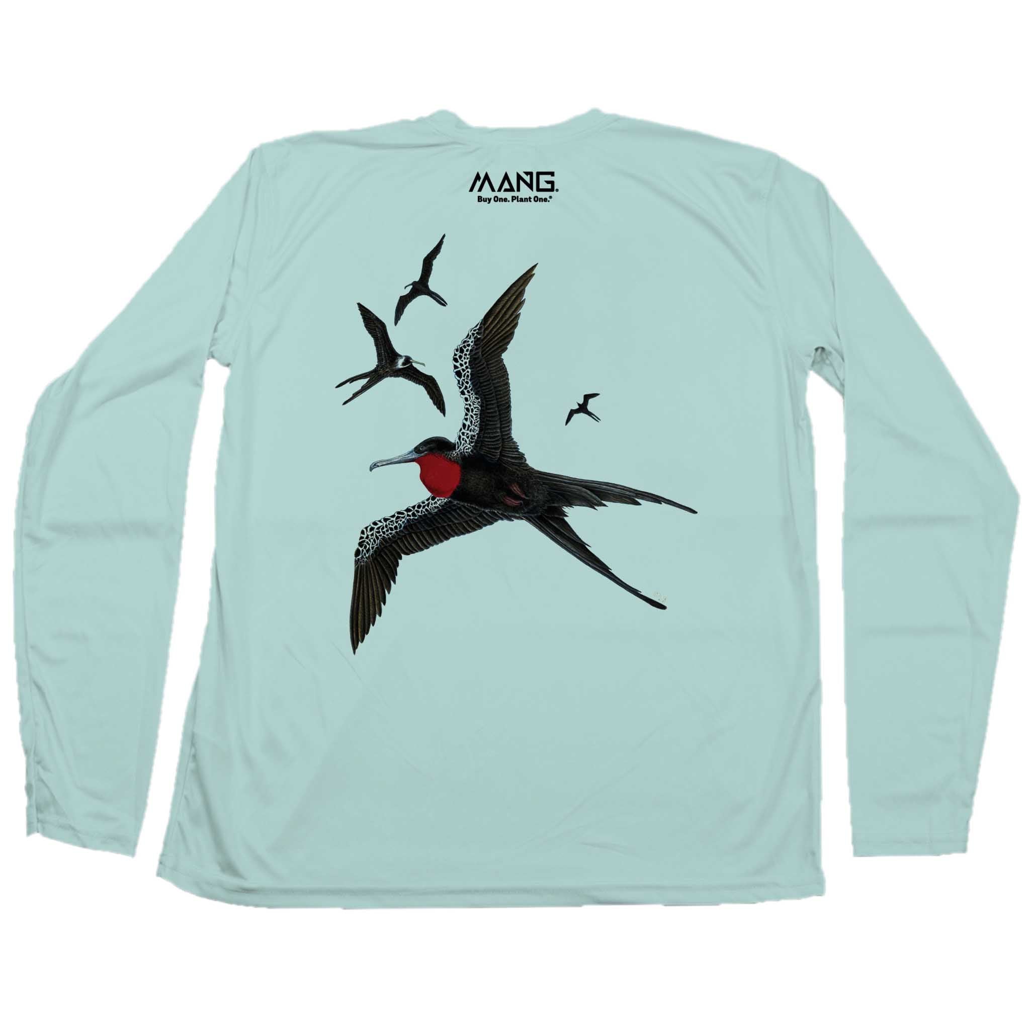 Men's Magnificent Frigatebird Long Sleeve UPF 50 Sun Shirt | MANG Gear