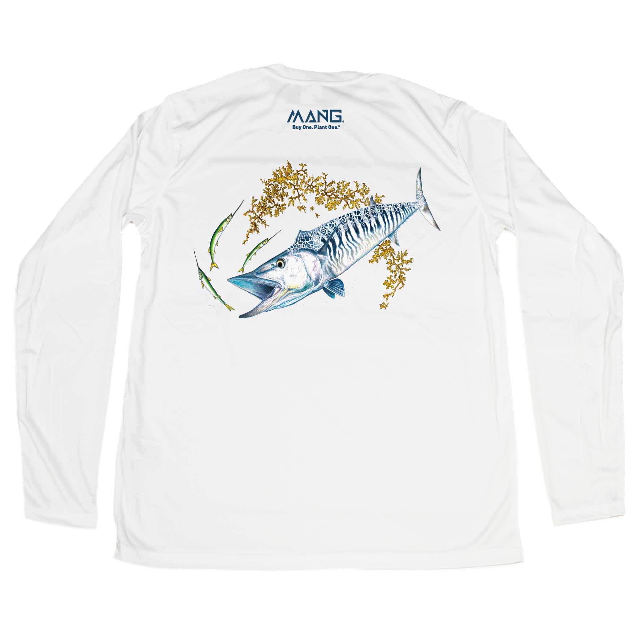 Men's Wahoo Long Sleeve UPF 50 Sun Shirt | MANG Gear