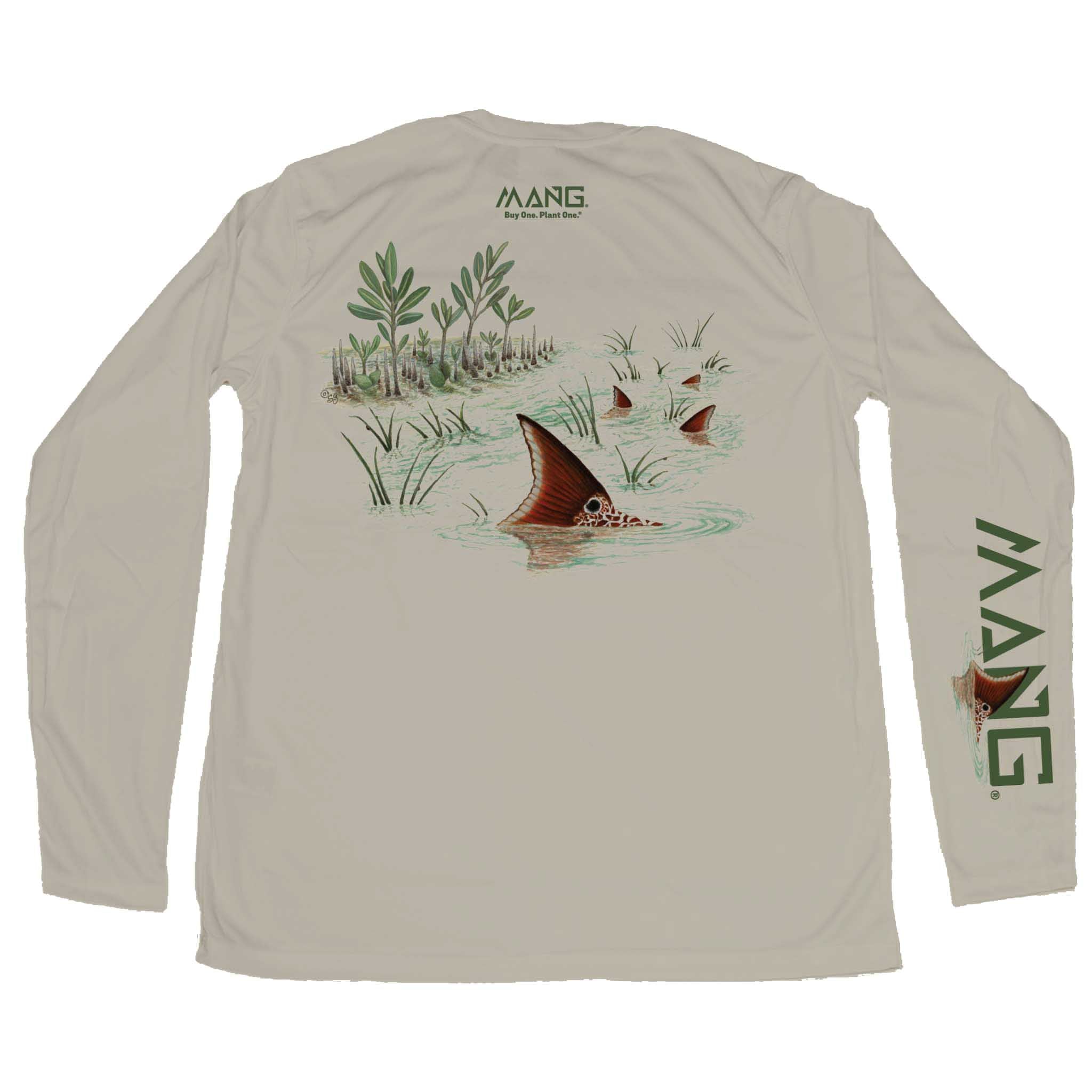 Men's Tailing Redfish Performance Longsleeve Shirt | MANG Gear