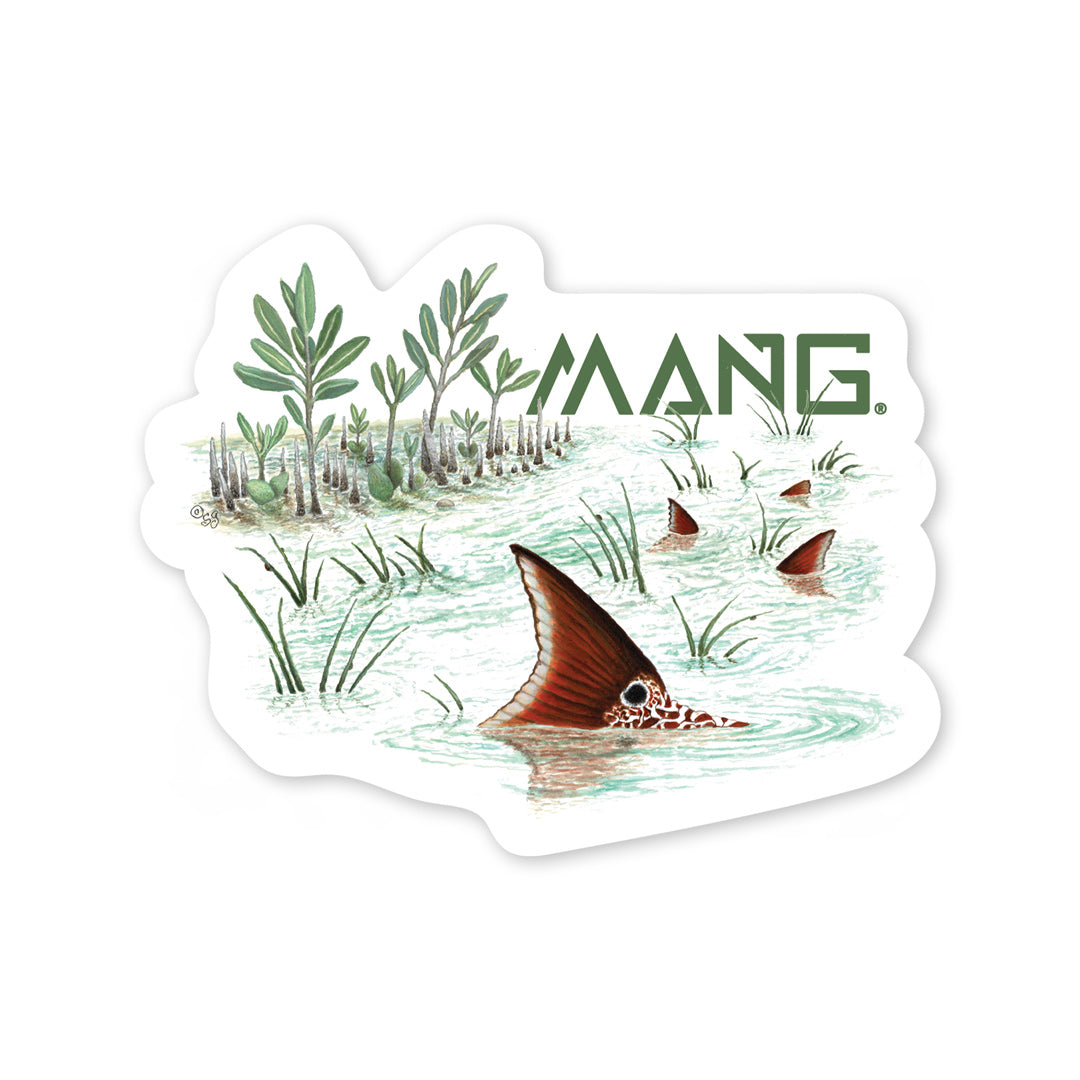 Tailing Redfish Sticker | MANG Gear