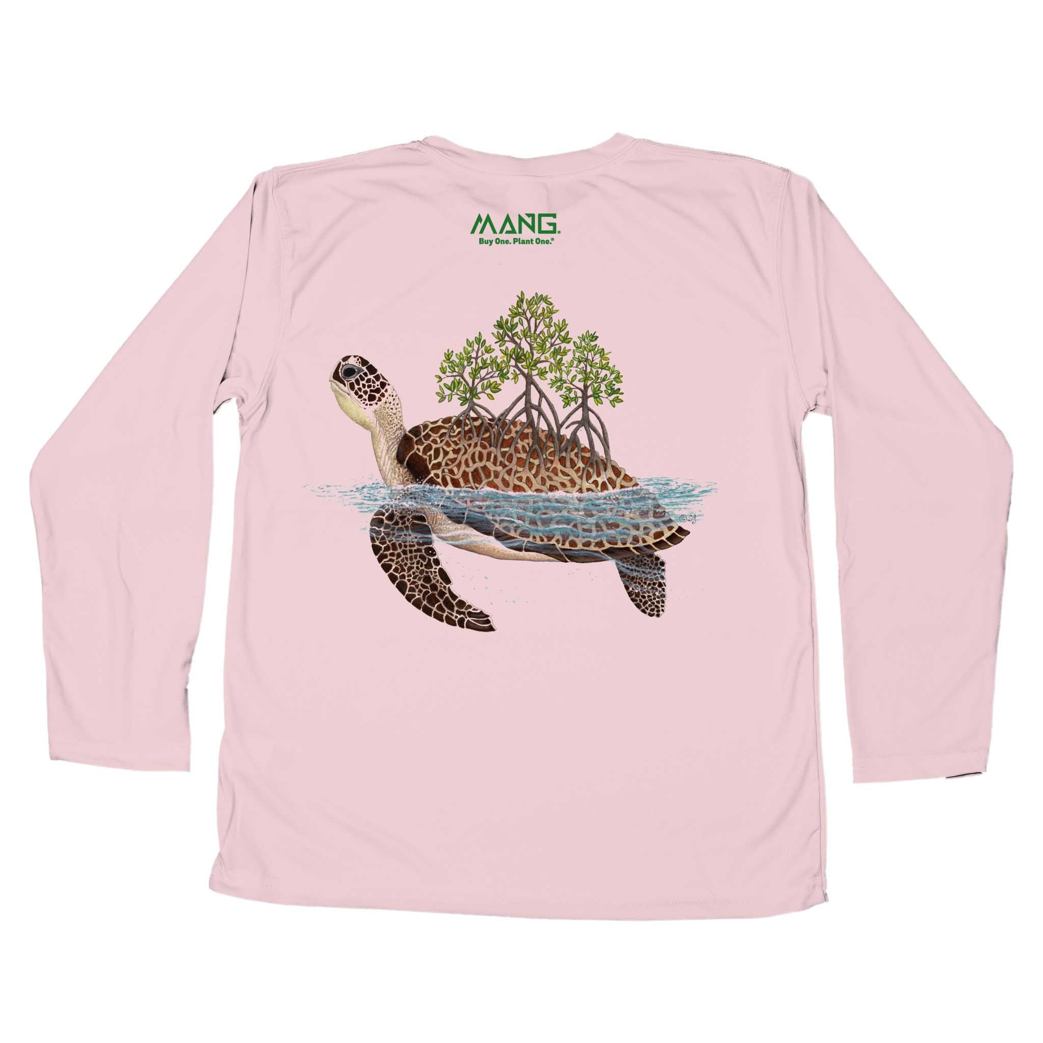 Toddler Shell Grove Turtle Long Sleeve UPF 50 Sun Shirt | MANG Gear