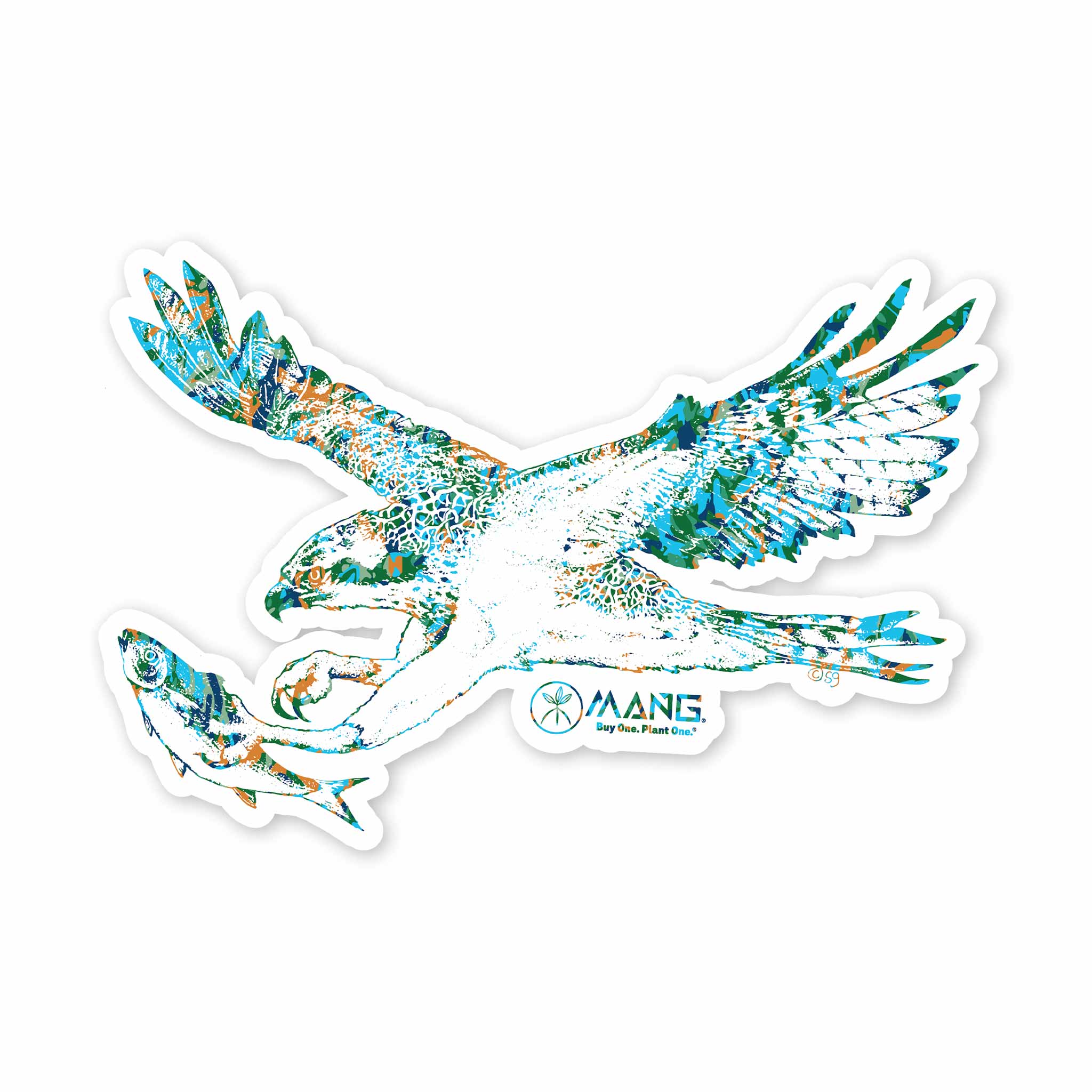 Mahi MANG® UV-Resistant Vinyl Sticker