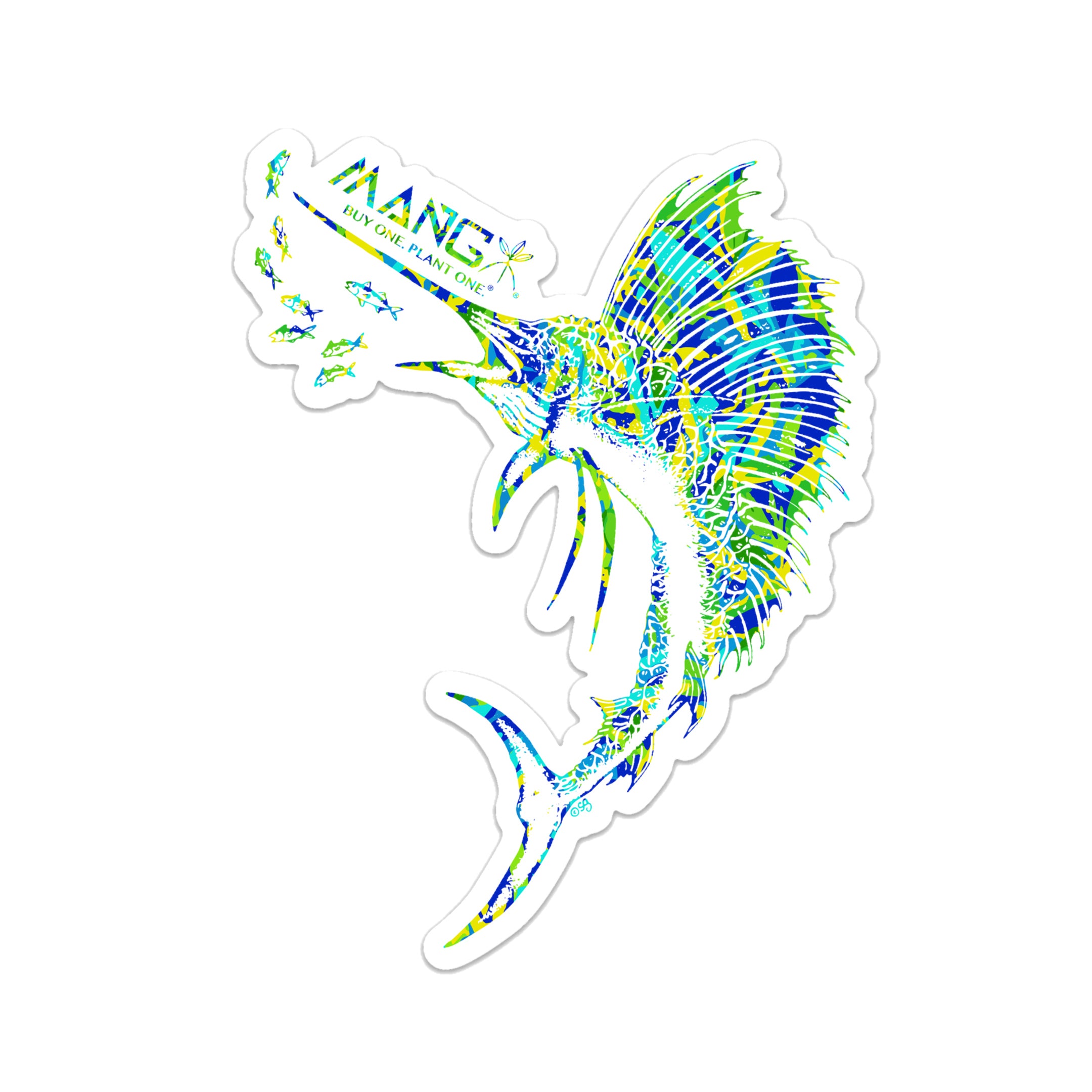 Sailfish Blue Crush - Sticker